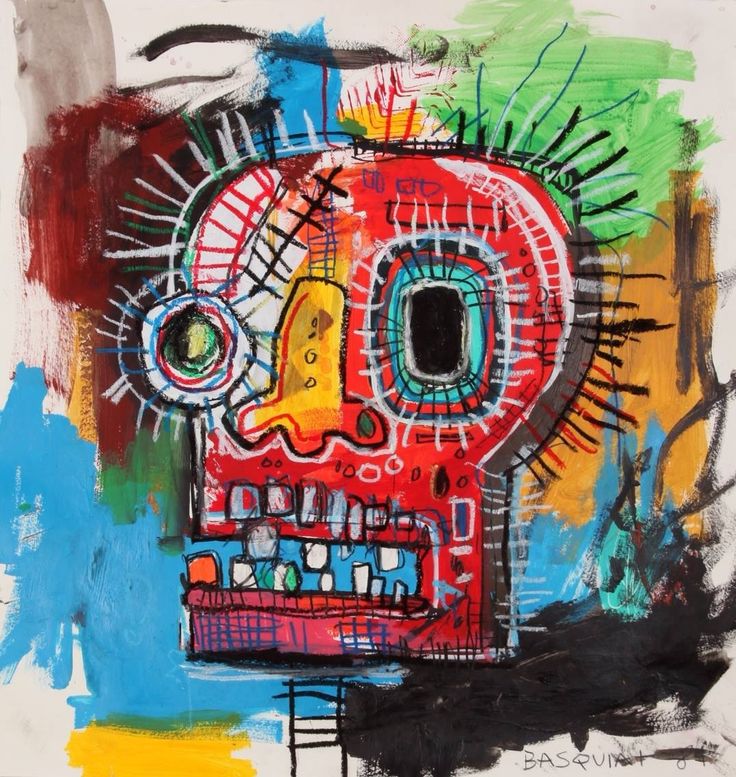 Graffiti de Jean-Michel Basquiat - Six Management